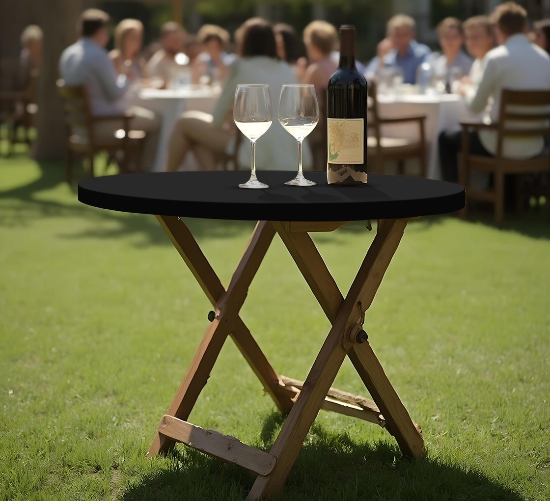 Custom 31.5" Round Table Toppers - Black Online at Best Prices ...