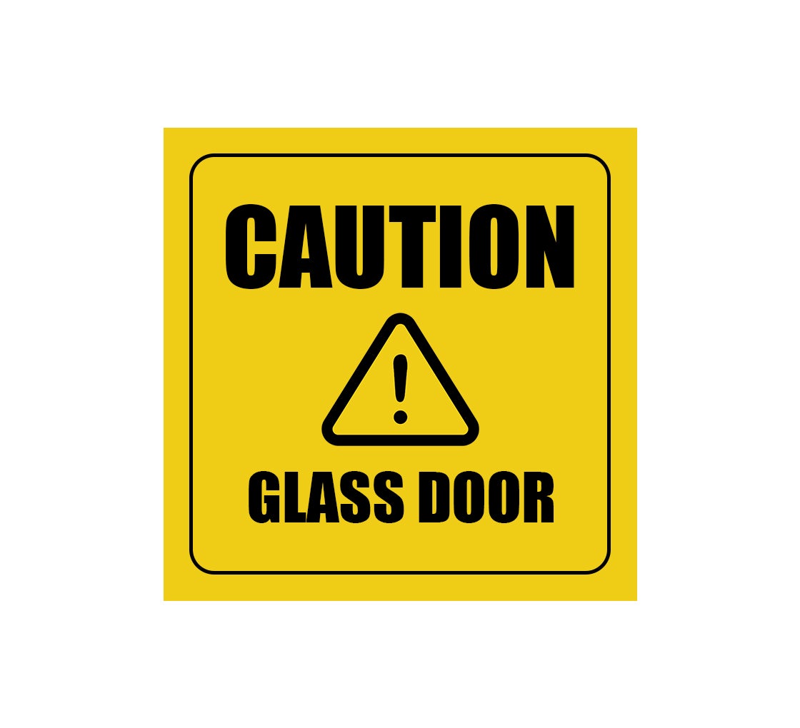 Buy Glossy 'Caution' Decals | Best of Signs