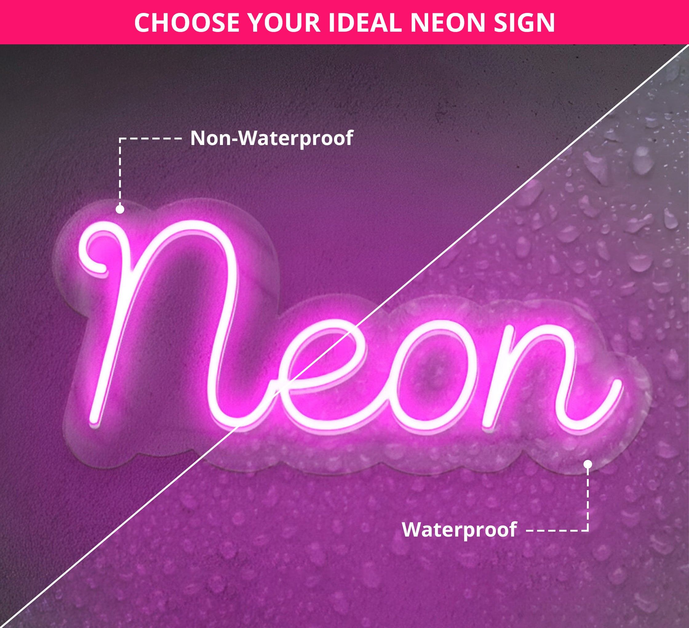 Custom Happy New Year LED Neon Sign Online at Best Prices | Bestofsigns.com