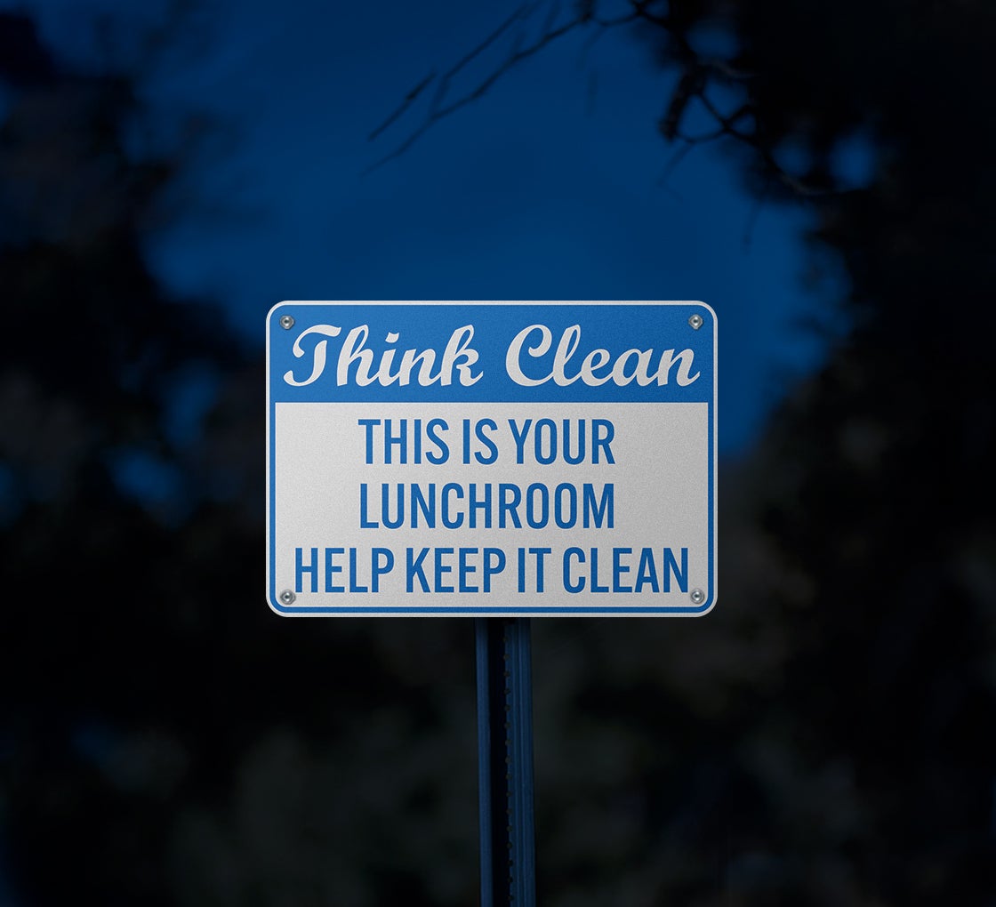 keep lunchroom clean