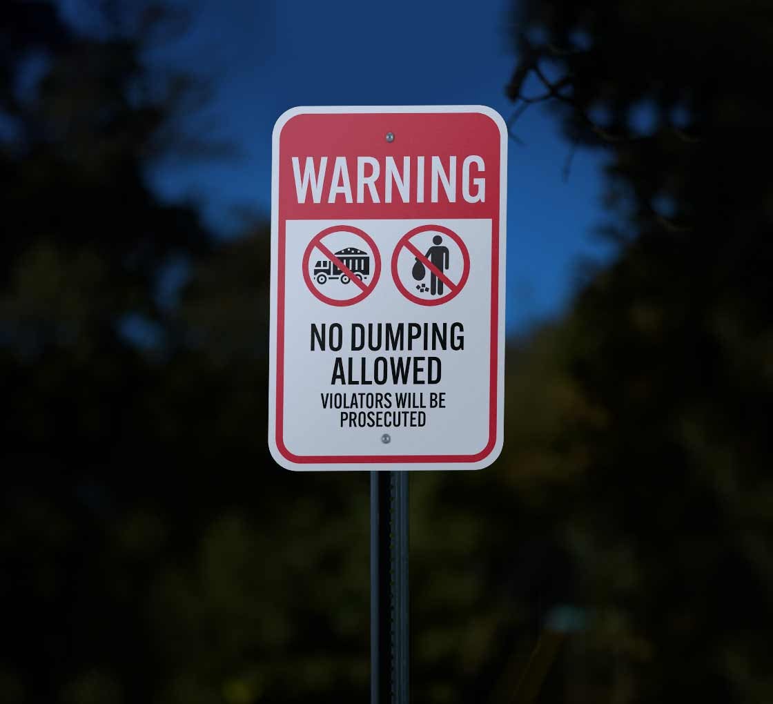 no dumping allowed traduction
