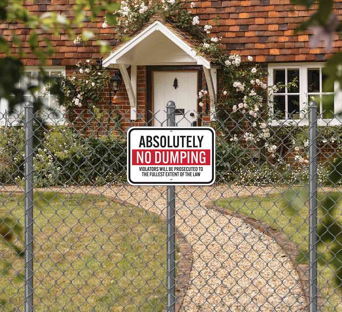 no dumping allowed traduction