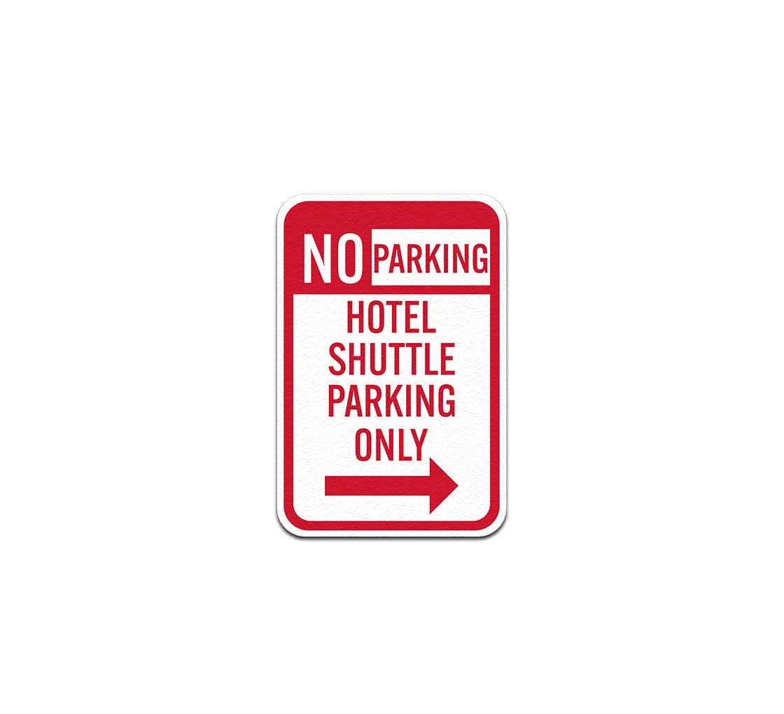 hotel parking lot signs