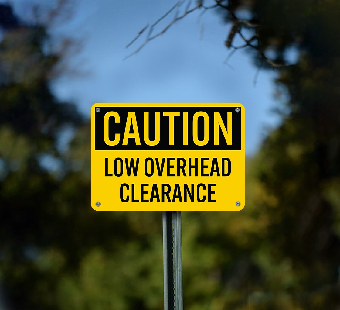 Low Overhead Clearance Signs 11+ Thousand Low Clearance Sign