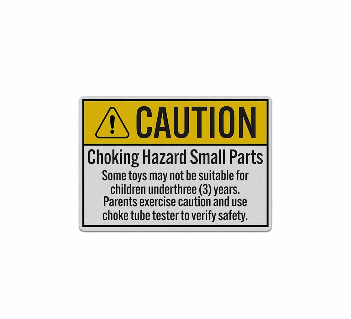 Choking Hazard Decal (Reflective)