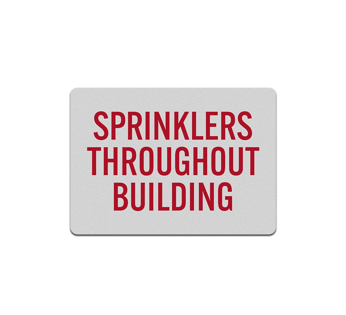 Fire Sprinkler Decal (Reflective)