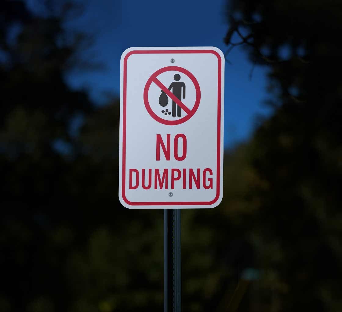 what does no dumping mean