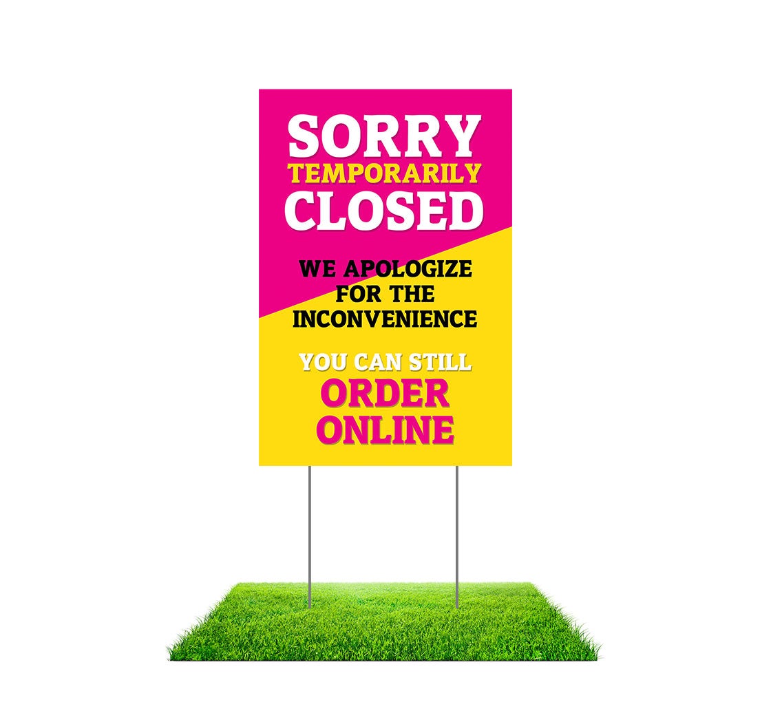 Sorry Temporarily Closed