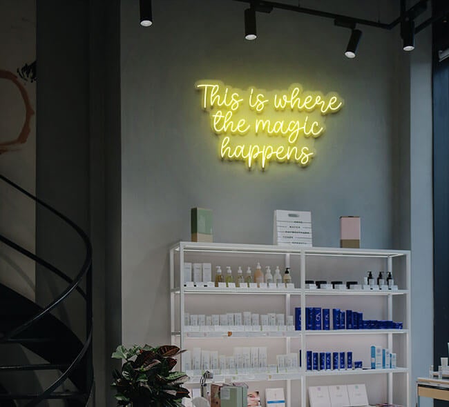 Buy Beauty & Salon Neon Signs at lowest price | Bestofsigns