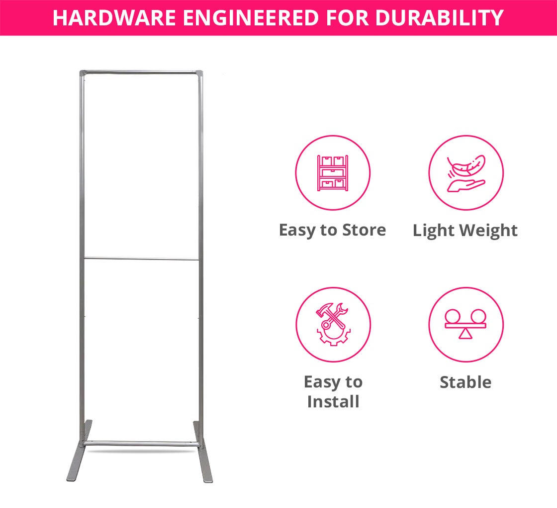 Custom Economy EZ Extend Fabric Display Stand Online at Best Prices ...