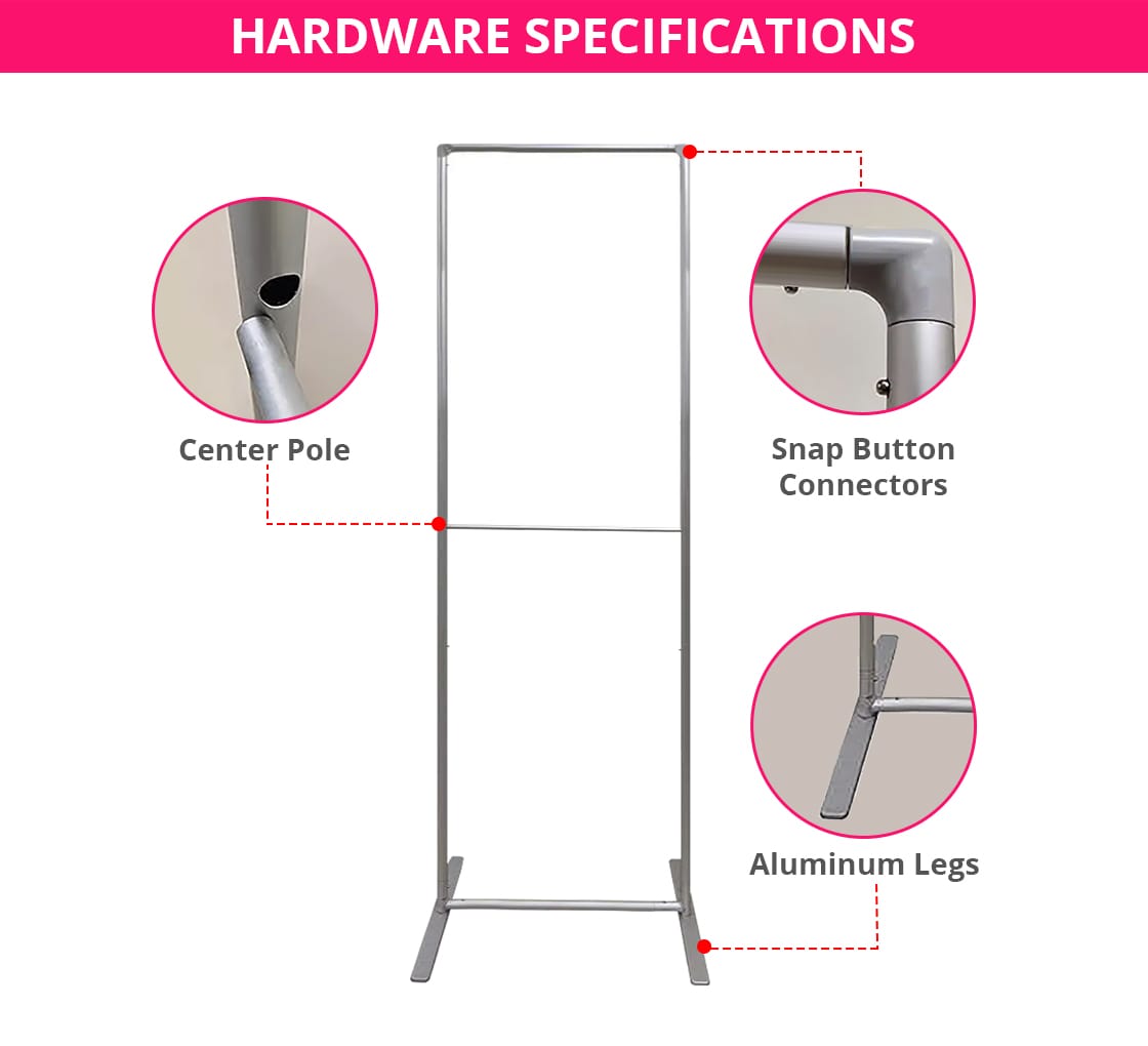 Custom Economy EZ Extend Fabric Display Stand Online at Best Prices ...