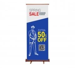 Custom Bamboo Banner Stands & Displays for Cheap - BestofSigns