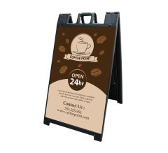 Shop for Custom Side Walk Signs/ Signicade/ Metal Frames | Best of Signs