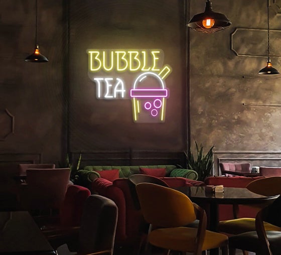 Bubble Tea Neon Sign Online| Fast Delivery - Bannerbuzz.com
