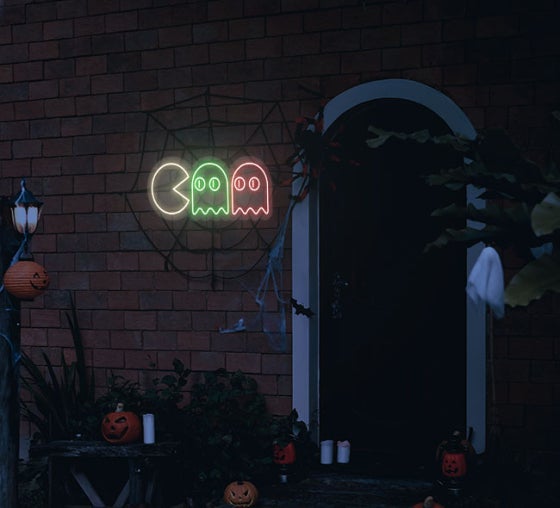 Custom Chasing Ghosts Multicolour Neon Sign Online at Best Prices ...