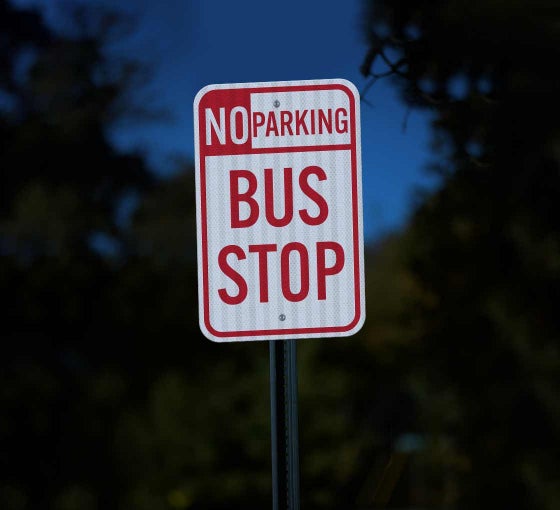 Bus Stop Sign Clipart