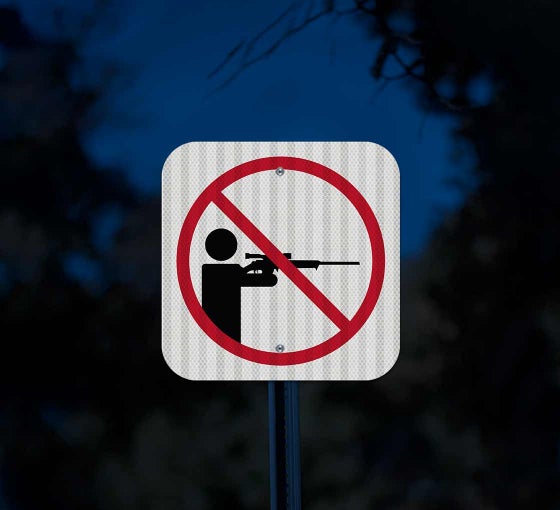 No Hunting Symbol