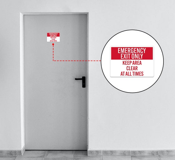 Exit Door Sign