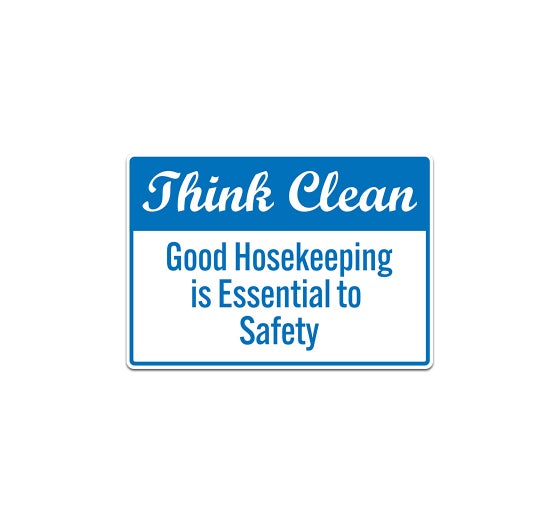 Think Clean Good Housekeeping Decal (Non Reflective)