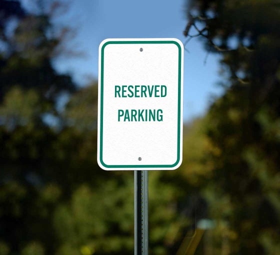 Reserved Parking Spot