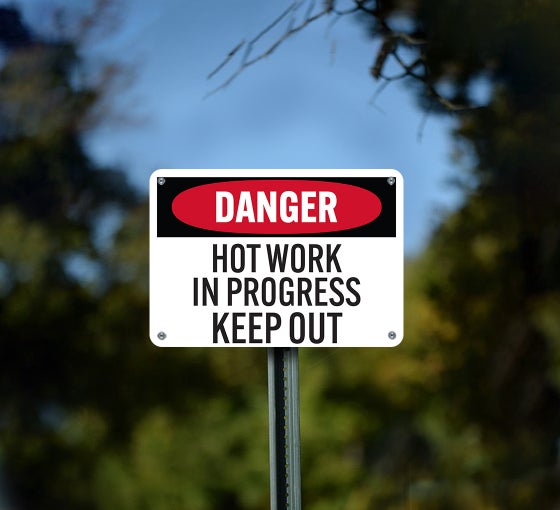Keep Out Sign