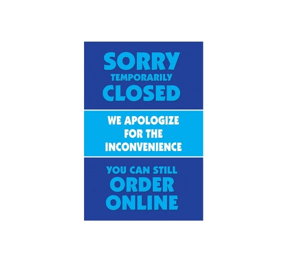 Sorry Temporarily Closed