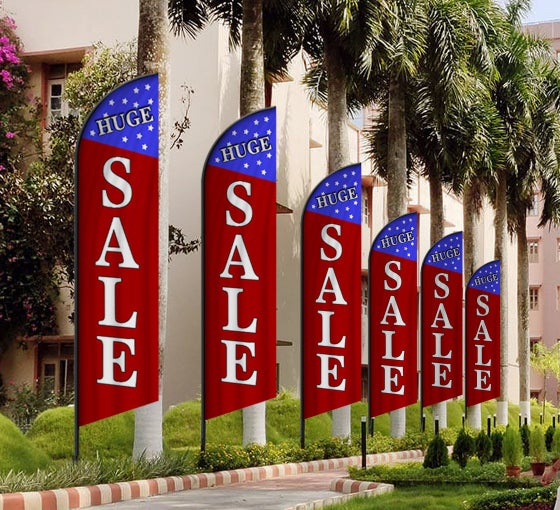 Buy Customized Blade Flags and save Up To 30% | Best of Signs