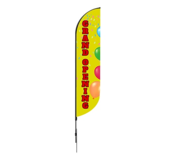 Pre-Printed Grand Opening Feather Flag| Sale of The Month 75% OFF