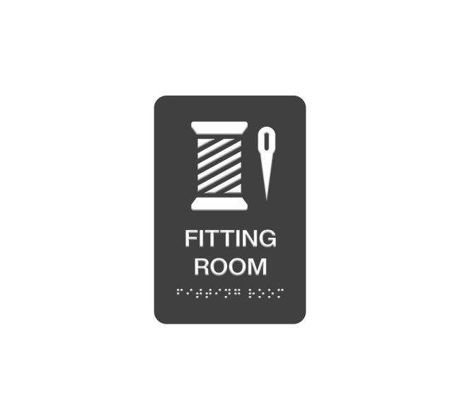 Buy ADA Fitting Room with Pictogram Braille Sign & Get 20% Off | Best ...