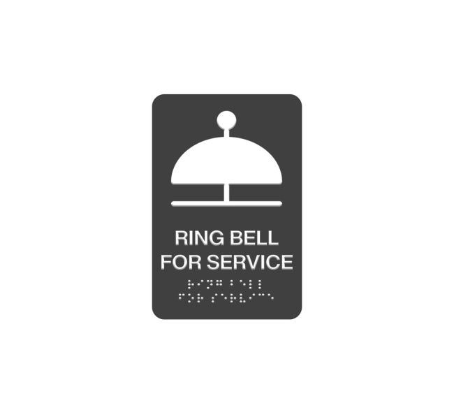 Shop for ADA Ring Bell For Service Braille Sign & Get 20% Off | Best of ...
