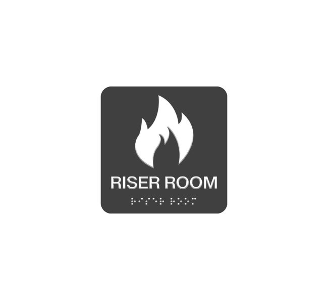 Shop for Riser Room with Symbol Braille Sign & Get 20% Off | Best of Signs