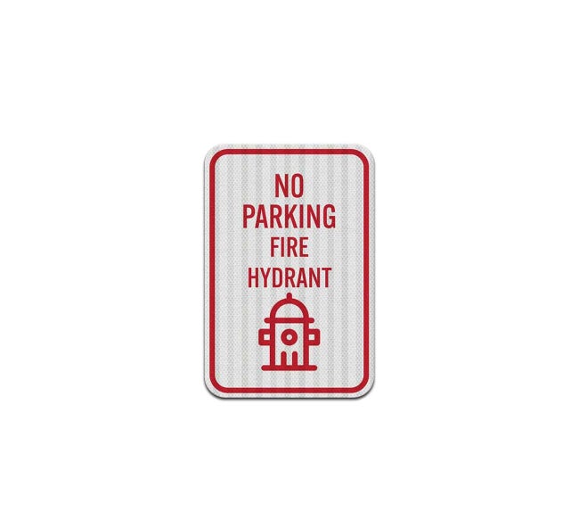 Shop for No Parking Fire Hydrant Aluminum Sign (EGR Reflective) | Best ...