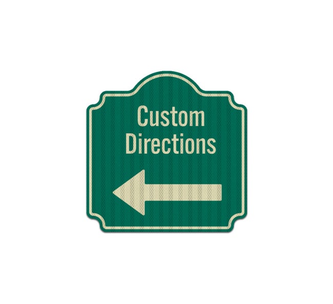 Shop for Aluminum Directional Sign | Best of Signs