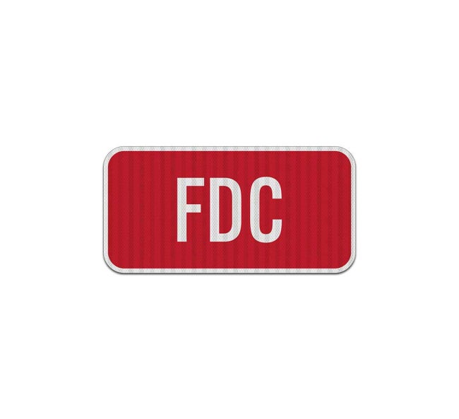 Shop for FDC Fire Department Connection Aluminum Sign (EGR Reflective ...