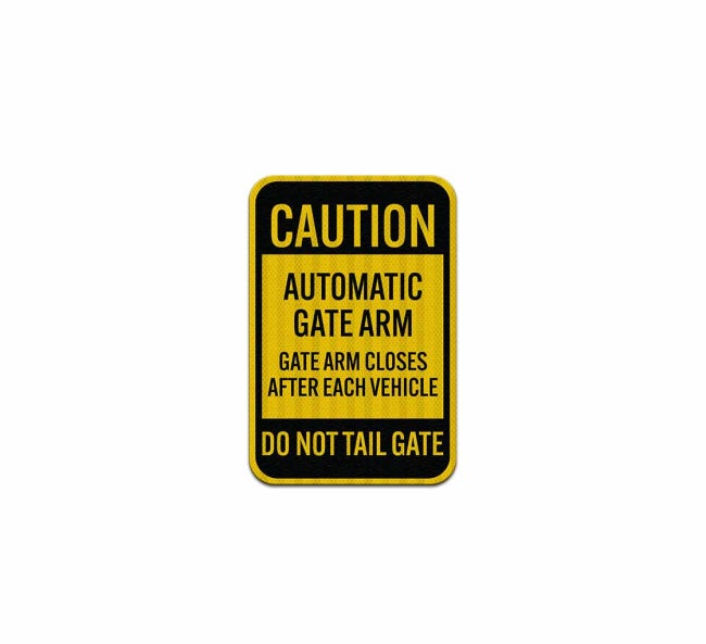 Shop for Automatic Gate Warning Signs | Best of Signs