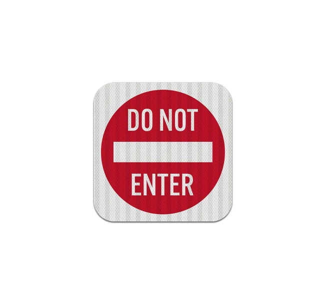 Shop for MUTCD Compliant Do Not Enter Aluminum Sign (EGR Reflective ...