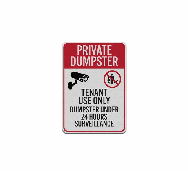 Tenant Use Only Decal (Reflective)