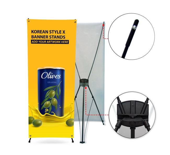 Shop Korean Style X Banner Stands | Best of Signs