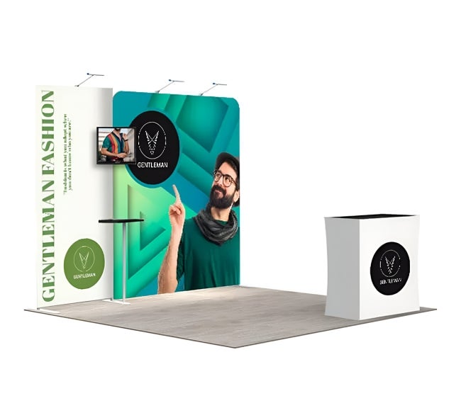 Buy 10 Ft Trade Show Booth - Design 9 |Bestofsigns
