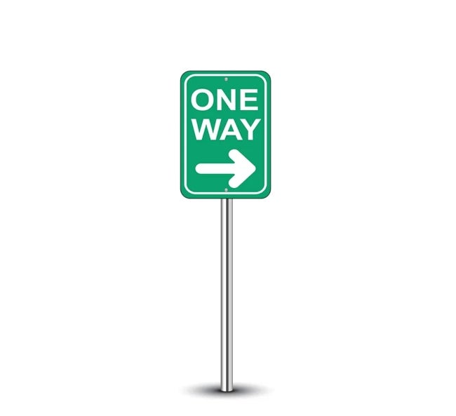 One-way Street Signs | One-way Street Entry Signs- Free Shipping