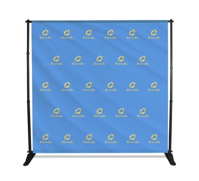 Buy 8x8 Step And Repeat Fabric Banners | Best of Signs