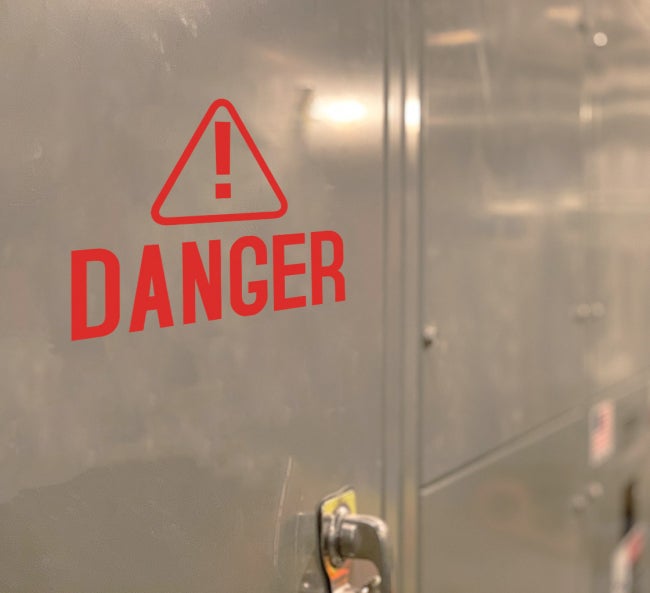 Buy Sturdy Vinyl 'Danger' Signs | Best of Signs