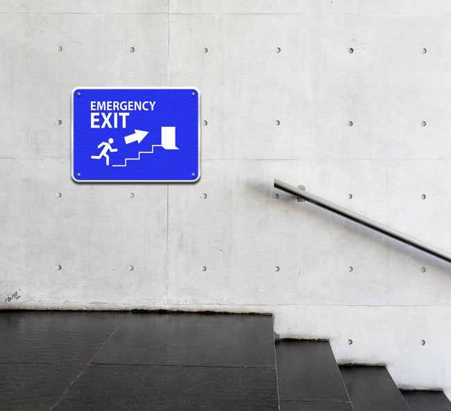 Browse Full-Color 'Emergency Exit' Signs | Best of Signs