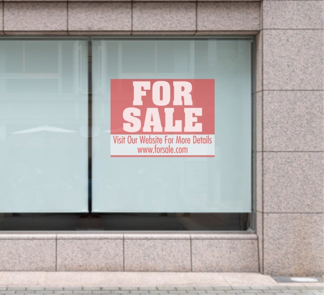 Buy 'For Sale' Decals With Full Color Prints | Best of Signs
