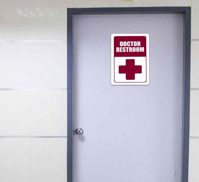 Buy Premium Hospital Restroom Signs | Best of Signs