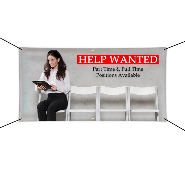 Shop Help Wanted Banners | Best of Signs