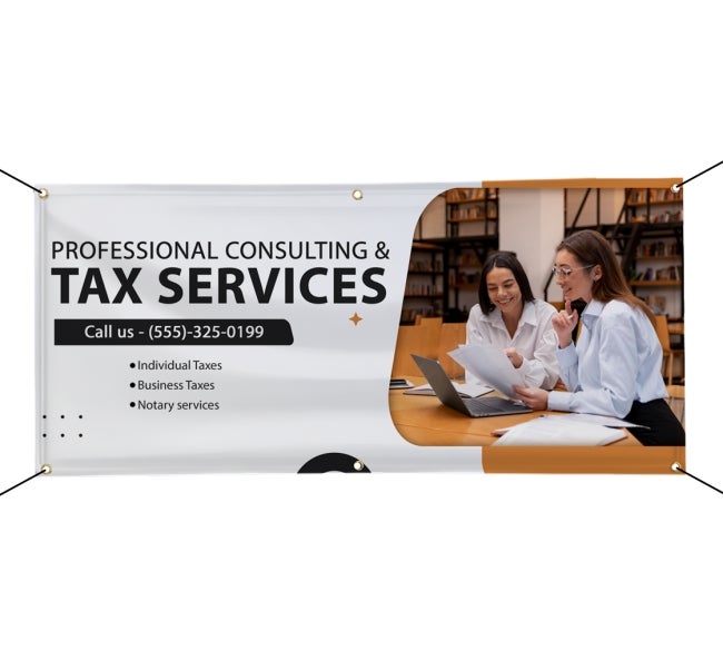 Design 'Tax Service' Banners for your business | Best of Signs