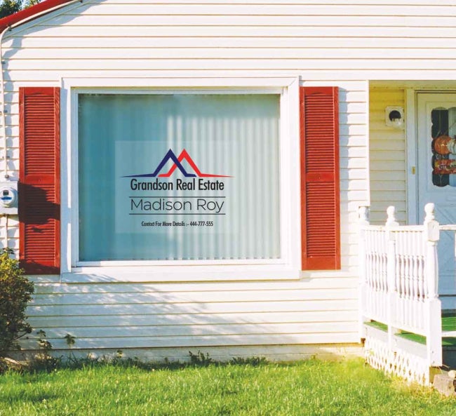 Shop Gloss Realtor Window Decals | Best of Signs