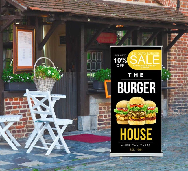 Buy Retractable Roll-up Banner Stands | Best of Signs