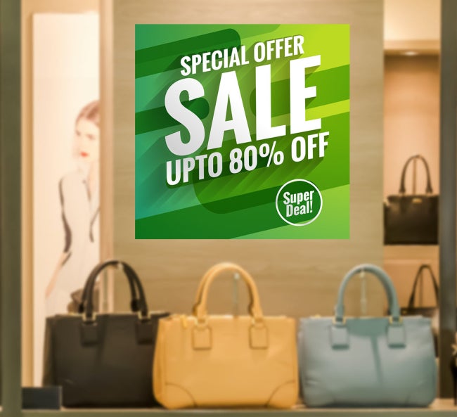 Shop for Customer-Friendly 'Sale' Decals | Best of Signs